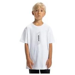 T-Shirt DC Shoes "DC Omega", Jungen, Gr. 12(148-156cm), wei&szlig;, Obermaterial: 75% Walkfrottier, 25% Walkfrottier;, Shirts T-Shirt