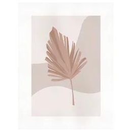 Bild Komar "Minimalist Leaf Lover", rosa (farbe bild(er): rosa), B:30cm H:40cm, Holz, Papier, Bilder, Bild, Wandbild zur Dekoration - ohne Rahmen