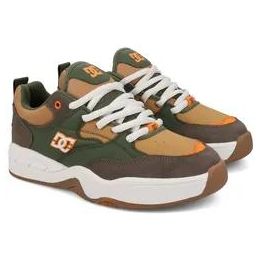 Sneaker DC Shoes "DC Ascend", Herren, Gr. 6(38), gr&uuml;n (braun, olive), Obermaterial:Obermaterial: Leder (Kuh) / Futter: Textil / Au&szlig;ensohle: Gummi;, Schuhe Sneaker