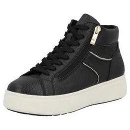 Sneaker Rieker "Rieker Sneaker Lederimitat", Damen, Gr. 40, schwarz, Lederimitat, Schuhe Sneaker