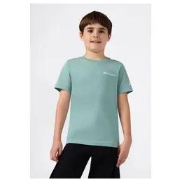 T-Shirt Champion "ICONS CONTRAST Crewneck T-Shirt", Jungen, Gr. L (152/158), bbb, Obermaterial: 100% Baumwolle, Rundhals, Shirts T-Shirt, klassischer Schnitt, Kurzarm, f&uuml;r Kinder, f&uuml;r Sportmode