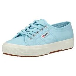 Sneaker Superga "Superga Sneaker Baumwolle", Damen, Gr. 39, blau (hellblau), Textil, Schuhe Sneaker