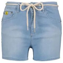 alife and kickin Shorts ALIFE & KICKIN "Damen JanaAK DNM A Jeansshorts, kurze Hose", Damen, Gr. L, Normalgr&ouml;&szlig;en, blau (light denim washed), 86% Baumwolle, 8% Polyester, 6% Elasthan, Hosen Shorts
