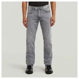 G-Star Raw Straight-Jeans G-STAR "Mosa Straight", Herren, Gr. 30, L&auml;nge 32, grau (faded grau neblina), Denim/Jeans, Obermaterial: 98% Baumwolle, 2% Elasthan, straight fit normal, Jeans Straight-Jeans, mit hellen N&auml;hten