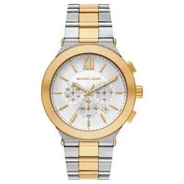 Chronograph Michael Kors "BILLIE", gold (edelstahlfarben, gelbgoldfarben), Armbanduhren, Herren, Chronograph, Quarzuhr, Armbanduhr, Herrenuhr, Edelstahlarmband, analog, Tag