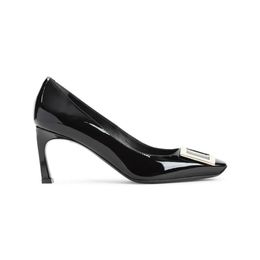 Roger Vivier Hohe Schuhe - Black Calf Leather Pumps - Gr. 39 (EU) - in Schwarz - f&uuml;r Damen