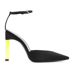 The Attico Hohe Schuhe - Black And Yellow Perine Pump - Gr. 36 (EU) - in Schwarz - f&uuml;r Damen
