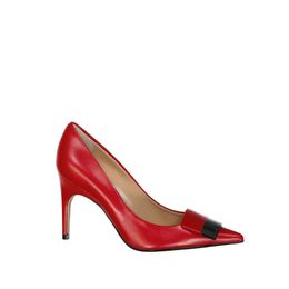 Sergio Rossi Hohe Schuhe - Leather Pumps - Gr. 35 (EU) - in Rot - f&uuml;r Damen
