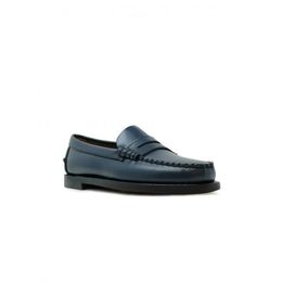 Sebago Dan Pigment Brilliant Blue Leather Loafers - Gr. 6 - in Grau