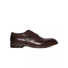Classic Brown Derby Lace-Up Shoes - Gr. 41,5 (EU) - in Braun