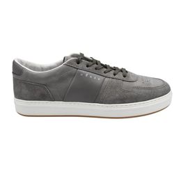 Hogan Low-Top Sneaker - Dove Grey Smooth Textured Suede Laced Sneakers - Gr. 6 - in Grau - f&uuml;r Damen