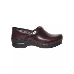 Classic Brown Hickory Convertible Leather Clog - Gr. 36 (EU) - in Braun