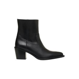 Stuart Weitzman Stiefel - 'Tate' Leather Boots - Gr. 37 (EU) - in Schwarz - f&uuml;r Damen