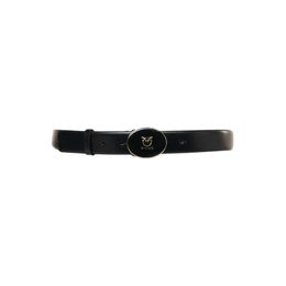 Pinko G&uuml;rtel - Refined Black Leather Belt - Gr. S - in Schwarz - f&uuml;r Damen
