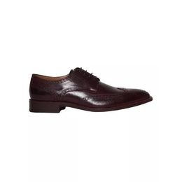 Hand-Sewn Laced Derby Model Shoe - Gr. 40 (EU) - in Schwarz
