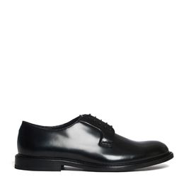 Doucals Seamless Black Leather Derby Shoes - Gr. 41 (EU) - in Schwarz