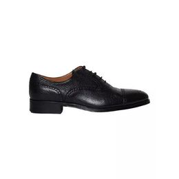 Hand-Sewn Laced Shoe, Oxford Model - Gr. 40,5 (EU) - in Schwarz