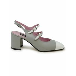 Carel Paris Hohe Schuhe - Papaya Leather Ballet Pumps - Gr. 37,5 (EU) - in Grau - f&uuml;r Damen