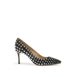 Sergio Rossi Hohe Schuhe - Godiva Studs Leather Pumps - Gr. 34_5 - in Schwarz - f&uuml;r Damen