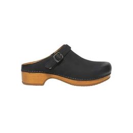 Dansko Slipper & Pantoletten - Berry Sabot In Black Nubuck - Gr. 38 (EU) - in Schwarz - f&uuml;r Damen