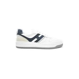 Hogan Low-Top Sneaker - Low-Top Sneakers In Blue And White - Gr. 6 - in Wei&szlig; - f&uuml;r Damen