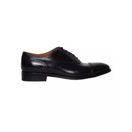 Hand-Sewn Laced Shoe, Oxford Model - Gr. 39,5 (EU) - in Schwarz