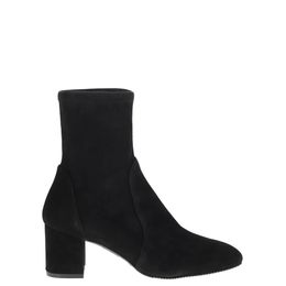 Stuart Weitzman Stiefel - Yuliana 60 - Suede Leather Ankle Boot - Gr. 40 (EU) - in Schwarz - f&uuml;r Damen