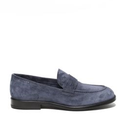 Alexander Hotto Loafer - Blue Suede Moccasins - Gr. 41,5 (EU) - in Blau - f&uuml;r Damen