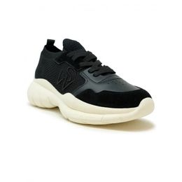 Stuart Weitzman Low-Top Sneaker - Sh301 Black Calf Leather Sw 5050 Trainers - Gr. 5 - in Schwarz - f&uuml;r Damen