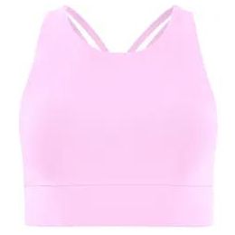 Sport-Bustier WINSHAPE "Functional Comfort Sport-BH SB103C", Damen, Gr. XL, Normalgr&ouml;&szlig;en, lavender rose, 85% Polyester, 15% Elasthan, BHs, mit R&uuml;cken-Applikation