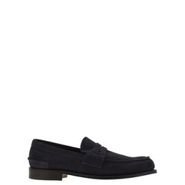 Church's Church's Loafer - Pembrey - Suede Moccasin - Gr. 7_5 - in Blau - f&uuml;r Damen