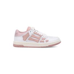 Amiri Low-Top Sneaker - Crystal Satin Skel Top Low Woman's Sneakers - Gr. 37 (EU) - in Wei&szlig; - f&uuml;r Damen