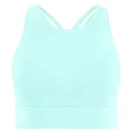 Sport-Bustier WINSHAPE "Functional Comfort Sport-BH SB103C", Damen, Gr. XL, Normalgr&ouml;&szlig;en, delicate mint, 85% Polyester, 15% Elasthan, BHs, mit R&uuml;cken-Applikation