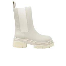 Ash Stiefel - Storm Cream Mustang Cream Ankle Boots - Gr. 41 (EU) - in Wei&szlig; - f&uuml;r Damen