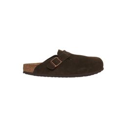 Birkenstock Loafer - 'Boston' Suede Slippers - Gr. 41 (EU) - in Schwarz - f&uuml;r Damen