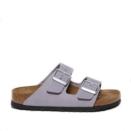 Birkenstock Sandalen - Arizona Sandal With Two Adjustable Straps In Lilac - Gr. 36 (EU) - in Grau - f&uuml;r Damen