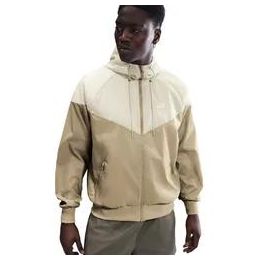 Windbreaker Nike SPORTSWEAR "M NK WVN LND WR HD JKT", Herren, Gr. XXL, parachute be, Obermaterial: 100% Polyester, normal, Jacken Windbreaker, mit Mesh-Futter, leichtes Material, mit Rei&szlig;verschluss
