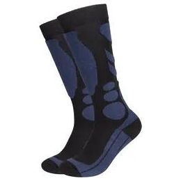 Skistr&uuml;mpfe Camano "function", Herren, Gr. 43-46, blau (navy), Materialmix, unifarben, normal, Socken, mit ergonomischer Polsterung an wichtigen Stellen