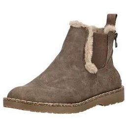 Stiefelette Blowfish "Blowfish Stiefelette Lederimitat/Textil", Damen, Gr. 40, beige (taupe), Lederimitat, Textil, Schuhe Stiefelette