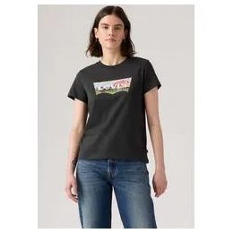 Levi's T-Shirt LEVI'S "LV T-Shirt THE PERFECT TEE NEUTRALS", Damen, Gr. L (40), heritage ad barn bw, Jersey, Obermaterial: 100% Baumwolle, bedruckt, normal h&uuml;ftlang, Rundhals, Shirts T-Shirt