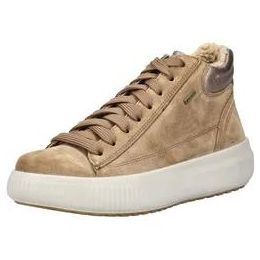 Sneaker Legero "Legero Sneaker Veloursleder", Damen, Gr. 37,5, beige, Veloursleder, Schuhe Sneaker