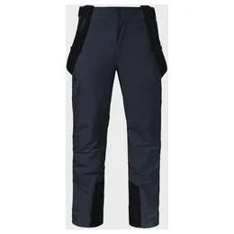 Sch&ouml;ffel Latzhose SCH&Ouml;FFEL "Ski Pants Style Pine MNS", Damen, Gr. 50, Normalgr&ouml;&szlig;en, 8820, blau, Oberstoff: Aussenseite: 100% Polyester; (Membran: Polyurethan); Futter Rumpf oben: 88% Polyester, 12% Elasthan; Futter Rumpf unten: 100% Polyester; Wattierung: 100% Polyester, Hosen
