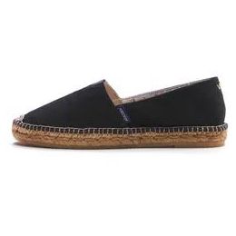 Espadrille VISCATA "Barceloneta", Damen, Gr. 40, schwarz, Textil, Schuhe Espadrille, aus Baumwolle und Natur-Jute hergestellt