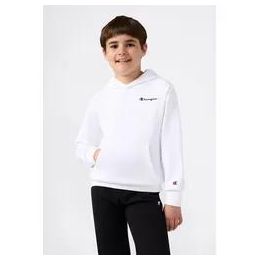 Kapuzensweatshirt Champion "SPORTWEAR HOODIE Standard Fit", Jungen, Gr. L (152/158), wht, ns, Obermaterial: 73% Baumwolle, 27% Polyester, B&uuml;ndchen, Sweatshirts, f&uuml;r Kinder