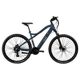 E-Bike Tretwerk "Commander Plus" Gr. 48, blau, Elektrofahrr&auml;der, Damen, 48cm, 29 Zoll (73,66cm), Pedelec, Elektrofahrrad f&uuml;r Damen und Herren, MTB