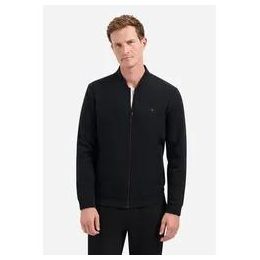 Sweater NO EXCESS "NO EXCESS Bomberweste von Timeless Basics", Herren, Gr. XXL, schwarz, 49% Polyester, 45% Baumwolle, 6% Elasthan, Sweatshirts Sweater