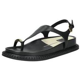 Zehentrenner Dolce Vita "Dolce Vita Sandalen Leder", Damen, Gr. 39, schwarz, Leder, Schuhe Zehentrenner