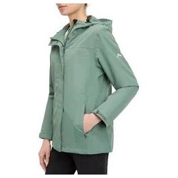 Regenjacke MCKINLEY "Regenjacke Carlide W", Damen, Gr. 50, blau (navy schwarz, re), Obermaterial: 100% Polyester, Jacken Regenjacke