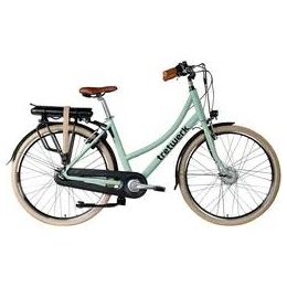E-Bike Tretwerk "Aurora" Gr. 50, gr&uuml;n (hellgr&uuml;n), Elektrofahrr&auml;der, 50cm, 28 Zoll (71,12cm), Pedelec, Elektrofahrrad f&uuml;r Damen und Herren