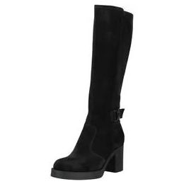 High-Heel-Stiefel Nero Giardini "Nero Giardini Stiefel Leder", Damen, Gr. 40, schwarz, Leder, Schuhe